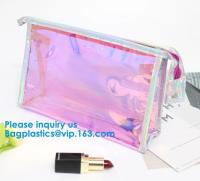 China TSA Approved Clear Cosmetic Bag Quart Size Travel Makeup Organizer 17.8x11.4x8.4cm PVC for sale
