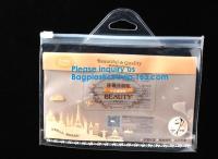 China Waterproof Clear PVC Slider Zipper Bag Resealable Zip Lock Packing Poly Bags 1000 Pcs MOQ for sale