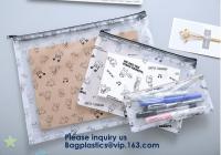China Custom Printed PVC Transparent Zipper Lock Bag 8x12cm Waterproof Promotional Storage for sale