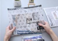 China Custom Printed PVC Transparent Zipper Lock Bag 8x12cm Waterproof Promotional Storage for sale