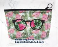 China Custom Clear PVC Slider Ziplock Bag 22x15x4cm Eco Friendly Cartoon Printing for Garment Cosmetic Shopping for sale
