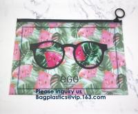 China Custom Clear PVC Slider Ziplock Bag 22x15x4cm Eco Friendly Cartoon Printing for Garment Cosmetic Shopping for sale