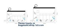 China Custom Clear PVC Slider Zipper Bag 0.1-0.5mm Thickness for Gift Packaging OEM Service for sale