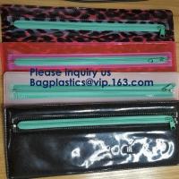 China Recyclable Colorful Zipper Slider Bubble Bag Cosmetic Pouch 1000pcs MOQ for sale