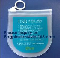 China Custom PVC Transparent Zipper Bag Waterproof Packaging 0.1-0.5mm Thickness for sale