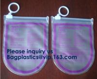 China Custom PVC Transparent Zipper Bag Waterproof Packaging 0.1-0.5mm Thickness for sale