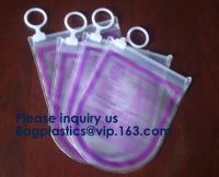China Custom PVC Transparent Zipper Bag Waterproof Packaging 0.1-0.5mm Thickness for sale