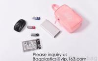 China Multifunction Folding Cosmetic Bag Travel Toiletry Bag 28x67.3cm Nylon PVC Women Makeup Case for sale