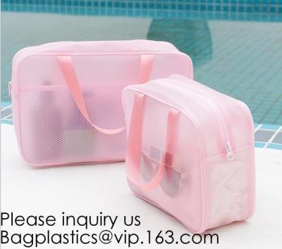 China Custom Canvas Toiletry Bag Waterproof Travel Cosmetic Bag 210D Nylon Lining 300pcs MOQ for sale