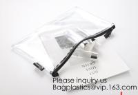 China Custom Waterproof PVC Document Slider Bag 0.1-0.5mm Thickness for Office Stationery for sale