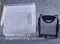 China Custom PVC Zipper Bags Waterproof Document File Pouch 0.2mm-0.8mm Thickness Ecofriendly Non-toxic for sale