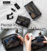 China Wholesale Transparent PVC Cosmetic Bag Makeup Organizer Pouch Custom Size 17x12x6cm for sale