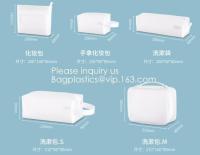 China Custom PVC Transparent Cosmetic Makeup Bag with Zipper Closure 0.4mm Thickness Waterproof Travel Pouch for sale