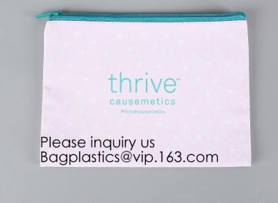 China Custom Canvas Makeup Cosmetic Bag 19x25cm Water Repellent Wholesale Personalized for sale