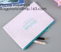 China Custom Canvas Makeup Cosmetic Bag 19x25cm Water Repellent Wholesale Personalized for sale