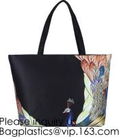 China Custom Printed Canvas Tote Bag Eco-Friendly Reusable Shopping Bag 28x38 cm for sale