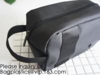 China Custom Logo Canvas Cosmetic Bag 300D Snowflake Polyester Waterproof Toiletry Bag 18x8x13 cm for sale