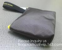 China Custom Canvas Cosmetic Bag 24x10x14cm Multifunction Travel Makeup Toiletry Organizer with Zipper for sale