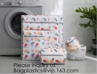 China Wholesale Jumbo Foldable Zipper Mesh Wash Laundry Bag 38x48cm Polyester Travel Lingerie Laundry Bags for sale