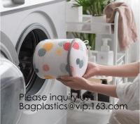 China Wholesale Polyester Mesh Laundry Bag Durable Reusable 40x50cm Travel Wash Bag for Clothes for sale