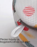 China Wholesale Polyester Mesh Laundry Bag Durable Reusable 40x50cm Travel Wash Bag for Clothes for sale