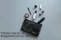 China Custom Tyvek Paper Cosmetic Bag 21x12cm Eco Friendly Travel Makeup Pouch with Zipper for sale