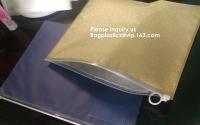 China Waterproof Clear Plastic File Document File Bag For Bill Invoice Note File,Zip Plastic EVA Bags Blank Packaging Pouch for sale