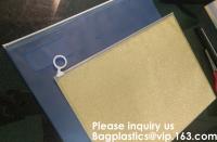 China Waterproof Clear Plastic File Document File Bag For Bill Invoice Note File,Zip Plastic EVA Bags Blank Packaging Pouch for sale