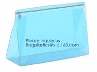 China Wholesale Custom EVA Cosmetic Travel Bag Set of 2 Pink Transparent Makeup Bag 0.2mm Thickness for sale
