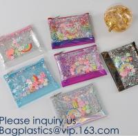 China Custom Clear EVA Cosmetic Bag 22x14x10cm Waterproof Travel Toiletry Bag with Zipper for sale