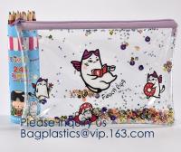 China Custom Clear EVA Cosmetic Bag 0.25-0.5mm Waterproof Travel Makeup Pouch with Zipper for sale
