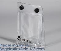 China Custom EVA Cosmetic Bag Transparent Travel Makeup Pouch 25x18x12cm Waterproof Durable for sale