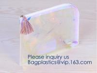 China Custom Clear EVA Cosmetic Bag with Zipper Closure 11x13.5x3.5cm Eco Friendly Travel Pouch for sale