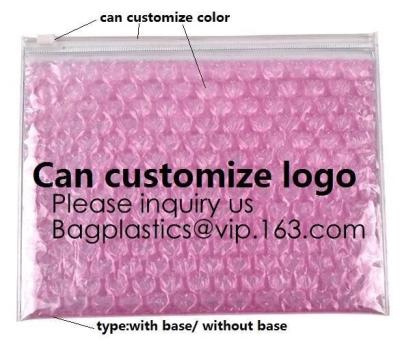 China Custom EPE Foam Heart-Shaped Bubble Bag with Zipper 1mm Thickness for Cosmetic Packaging for sale