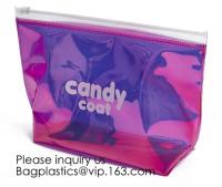 China Custom EVA Zip Lock Stand Up Pouch Bag 0.3mm Thickness for Underwear Packaging with Screen Printing for sale