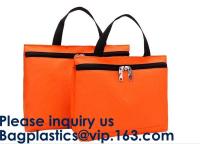 China Custom Reusable Bank Deposit Security Bag 11.6x8.3 Inch Nylon Locking Bag with Combination Lock for sale