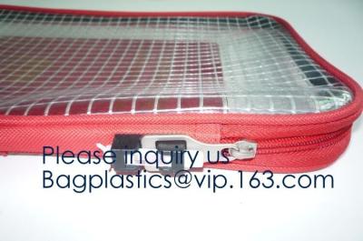 China Custom Waterproof Nylon Security Night Deposit Bag with Zipper Lock for Cash Money 11.6x8.3 Inches for sale