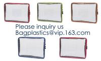 China Custom Waterproof Nylon Security Night Deposit Bag with Zipper Lock for Cash Money 11.6x8.3 Inches for sale