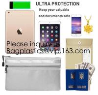 China Silicone Coated Fire Resistant Envelope bag Fireproof Money Document Bag,Fireproof Bag Fire Proof and Water Resistant Do for sale