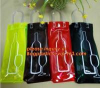 China Custom Clear PVC Cosmetic Bag with Snap Button and Handle 500 PCS MOQ for sale