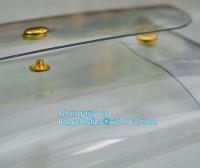 China Transparent Clear PVC Clutch Bag with Chain Crossbody Flap Purse Lady Handbag 25cm x 15cm for sale