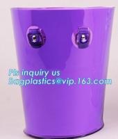China Folding PVC Bucket with Handle Waterproof Collapsible Round Barrel 10L Portable Outdoor Camping for sale