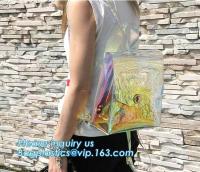China Neon Genesis Evangelion EVA Backpack Neon Green Transparent PVC Mini Kids Bag for sale