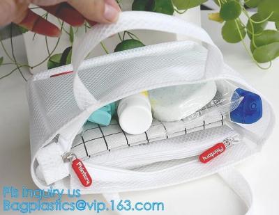 China Nylon Mesh Beach Tote Bag for Women Large Capacity 20L Outdoor Shopping Handbag for sale