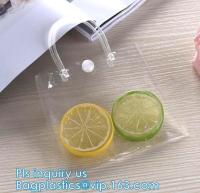 China Clear PVC Tote Bag Summer Beach Shoulder Bag Transparent Jelly Candy Color 40x30cm for sale