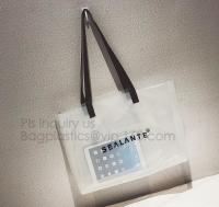 China Clear PVC Beach Bag Hologram Crossbody Bag for Women Summer Travel Waterproof 30x20cm for sale