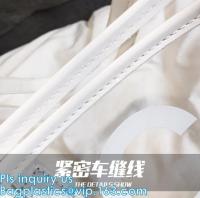 China PVC Clear Plastic Cosmetic Pouch with Pipe Handle 8x6 Inch Transparent Makeup Bag for sale