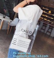 China Custom PVC Transparent Shoulder Bag OEM Beach Travel Shopping Handbag with Zipper 500 PCS MOQ for sale