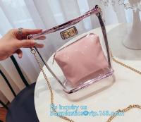 China 600D PVC Coated Reusable Shopping Beach Bag Large Shopper Shoulder Tote 50x40cm for sale