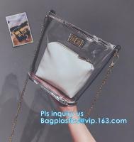 China Custom Eco-Friendly PVC Shopping Bag with Zipper Closure for Promotional Tote Use for sale
